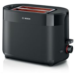 Toaster mit 2 schlitzen, 950 w, schwarz - Bosch - TAT2M123