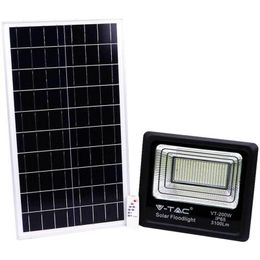 Solar LED-Fluter VT-200W, 40 w, 4000 k, mit Panel + Fernbedienung - V-TAC