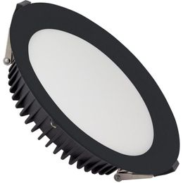 Led Downlight Einbaustrahler 24W Rund samsung Aero 130lm/W 4000K lifud Ausschnitt ø 200 mm Schwarz 4000K Nicht Dimmbar Neutralweiß