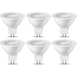 6er Pack led Leuchtmittel GU5,3 MR16 5W warmweiß nicht dimmbar, 220V [Energieklasse g]