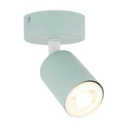 Licht-Erlebnisse Kinderlampe Metall verstellbar b: 13 cm Mint GU10 rund