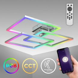 WiFi Deckenlampe led rgb dimmbar cct Smart Home Leuchte Fernbedienung App 48W - B.K.LICHT