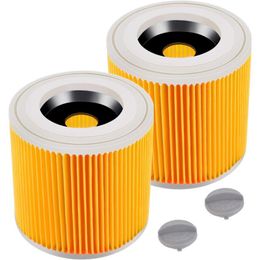 2 Stück WD3 Filter für Kärcher WD3 Premium WD2 WD3 WD3P MV2 MV3 Patronenfilter Ersatzfilter Staubsauger für karcher 6.414-552.0/64145520