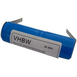 Akku Ersatz für S-RWT1688 für elektrische Zahnbürste (1200mAh, 2,4V, NiMH) - vhbw