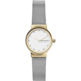 Quarzuhr Skagen "FREJA LILLE" Armbanduhren silberfarben Damen Armbanduhr, Damenuhr, Edelstahlarmband, Mineralglas, analog