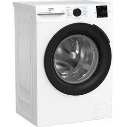 A (A bis G) Beko Waschmaschine "BM3WFU3741X" Waschmaschinen Waschen mit EnergySpin: Bis zu 35 % Energie sparen – nicht nur in Eco weiß