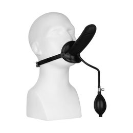 Rimba Aufblasbarer Mundknebel mit Dildo
