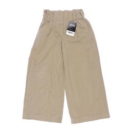 Zara Damen Stoffhose, beige, Gr. 8