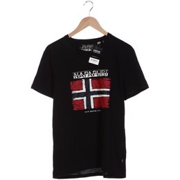 Napapijri Herren T-Shirt, schwarz, Gr. 52