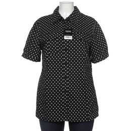 Ulla Popken Damen Bluse, schwarz, Gr. 46