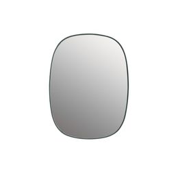 muuto - Framed Mirror, klein, dunkelgrün / Klarglas