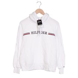 Tommy Hilfiger Damen Kapuzenpullover, weiß, Gr. 34