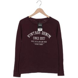 Tom Tailor Denim Damen Sweatshirt, bordeaux, Gr. 38