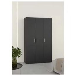 Kleiderschrank Inosign "Pepe Drehtürenschrank, Stauraum" Schränke Gr. B/H/T: 118,1cm x 200,9cm x 49,8cm, 3 St., schwarz (schwarz matt) Breite 79 oder 118 cn, Höhe 200,9 cm