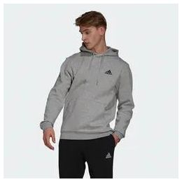 Mendler Kapuzensweatshirt ADIDAS SPORTSWEAR "M FEELCOZY HD" Gr. L, grau (medium grey heather / black) Herren Sweatshirts