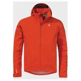 Schöffel Outdoorjacke SCHÖFFEL "2.5L Jacket Tarvis M" Gr. 54, orange (5480, orange) Herren Jacken