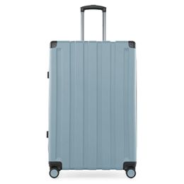 Hartschalen-Trolley Hauptstadtkoffer "Q-Damm - Großer Koffer" Gr. B/H/T: 51cm x 78cm x 31cm 111 l, blau (poolblau) Koffer Reisekoffer, Aufgabegepäck, Hartschalenkoffer, groß