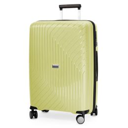 Hartschalen-Trolley Hauptstadtkoffer "TXL, 66 cm" Gr. B/H/T: 46 cm x 66 cm x 26 cm 76 l, grün (lime) Koffer Hartschalen-Koffer mittel groß Reisegepäck TSA Schloss