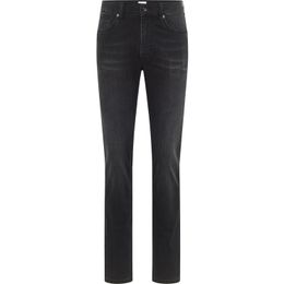 Skinny-fit-Jeans Mustang "Style Frisco Skinny" Gr. 33, Länge 34, schwarz (983 schwarz) Herren Jeans