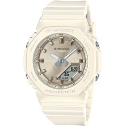 Chronograph Casio G-SHOCK Armbanduhren creme Herren Quarzuhr, Armbanduhr, Damenuhr, Herrenuhr, Stoppfunktion, Resinband