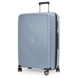 Hartschalen-Trolley Hauptstadtkoffer "TXL, 76 cm" Gr. B/H/T: 51cm x 76cm x 31cm 118 l, blau (iceblau) Koffer Hartschalen-Koffer Reisekoffer groß Reisegepäck TSA Schloss