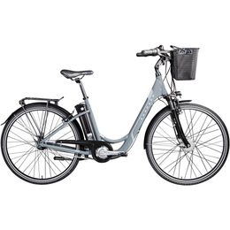 Zündapp E-Bike ZÜNDAPP "Z517" Gr. 48, grau (basaltgrau), E-Bikes, 48cm, 28 Zoll (71,12cm), E Bike Damenfahrrad 28 Zoll 155 - 190 cm mit 7 Gang Nabenschaltung