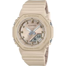 Chronograph Casio G-SHOCK Armbanduhren hellbraun Herren Quarzuhr, Armbanduhr, Damenuhr, Herrenuhr, Stoppfunktion, Resinband