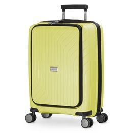 Hartschalen-Trolley Hauptstadtkoffer "TXL, 55 cm" Gr. B/H/T: 40cm x 55cm x 23cm 40 l, grün (lime) Koffer Hartschalen-Koffer Handgepäck-Koffer Reisegepäck TSA Schloss