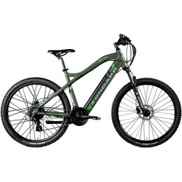 Zündapp E-Bike ZÜNDAPP "Z898" E-Bikes Gr. 48 cm, 27,5 Zoll (69,85 cm), grün E-Bike E Mountainbike 27,5 Zoll Pedelec 170 - 190 cm Hardtail MTB