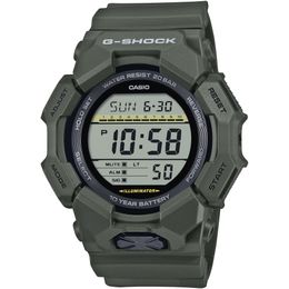 Chronograph Casio G-SHOCK Armbanduhren olivgrün Herren Quarzuhr, Armbanduhr, Herrenuhr, digital, autom. Kalender, Resinband