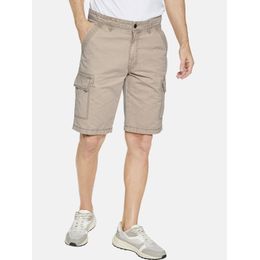 Cargobermudas Babista "Cargobermuda CARZIMO", Herren, Gr. 48, N-Gr, beige, Obermaterial: 100% Baumwolle CO., regular fit, Hosen, mit vielen praktischen Taschen