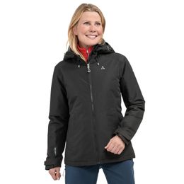 Schöffel Outdoorjacke SCHÖFFEL "Ins Jacket Style Wildkar WMS", Damen, Gr. 44, schwarz, Obermaterial: 100% Polyester, sportlich, Jacken