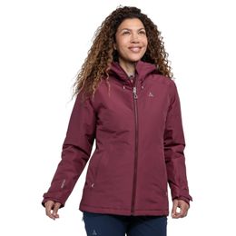 Schöffel Outdoorjacke SCHÖFFEL "Ins Jacket Style Wildkar WMS", Damen, Gr. 44, lila (acai), Obermaterial: 100% Polyester, sportlich, Jacken