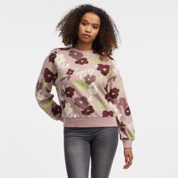 Sweatshirt Ragwear "WUSS PRINT" Gr. XL (42), rosa (antique rose) Damen Sweatshirts