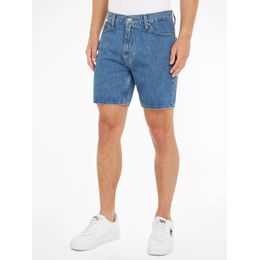 Jeansshorts Tommy Jeans "DAD SHORT BH0034" Gr. 31, N-Gr, blau (denim medium) Herren Jeans