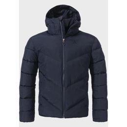 Schöffel Winterjacke SCHÖFFEL "Urban Ins Jacket Style Lodos MNS", Herren, Gr. 56, blau (8820, blau), Oberstoff : 63% Nylon 37% Baumwolle Futter : 100% Polyester Futter : 100% Polyester Füllung : 100% Polyester, modisch, regular fit, hoch geschlossener Ausschnitt, Langarm, Jacken