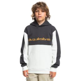 Kapuzensweatshirt Quiksilver "KNOWLEDGE AREA HOOD YOUTH" Gr. 16 (170/176), weiß (snow weiß), Kinder, Obermaterial: 55% Baumwolle, 45% Polyester, Sweatshirts