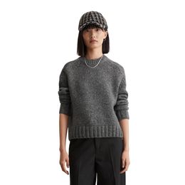 Marc O'Polo Strickpullover MARC O'POLO DENIM Gr. L, grau (grau meliert) Damen Pullover Kuschelig weich und herrlich warm