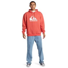 Kapuzensweatshirt Quiksilver "BIG LOGO HOODIE" Gr. XL, rot (spiced coral) Herren Sweatshirts