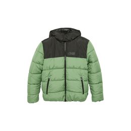 Outdoorjacke s.Oliver JUNIOR Gr. L (158/164), grün (light khaki) Jungen Jacken mit Kapuze