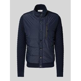 s.Oliver RED LABEL Regular Fit Strick-Steppjacke mit Strukturmuster auf den Ärmeln