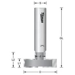 T-Nutfräser HW Z=2