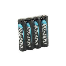 Ansmann Akku, Ni-Zn, AAA, 1.65V, 550mAh, Packung &agrave; 4 St&uuml;ck - NIZN AAA 900MAH SHRINK PAC