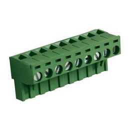 RND Terminalblock, Stecker, gerade, Gerade, 15A, 300V, Raster - 5.08mm, Pole - 9 - RND 205-00184