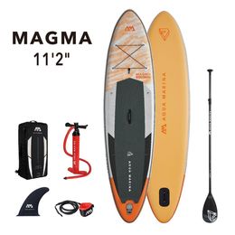 Aqua Marina All-Around SUP Board 340x84cm Reißverschlussrucksack Double Action-Pumpe LIQUID AIR Padd