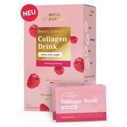 Beauty Collagen Drink mit Himbeergeschmack - von NovaNature® 30 St