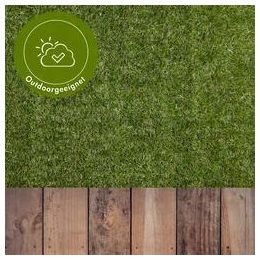 ANDIAMO Kunstrasen "Rasenteppich Jever" Teppiche natürliche Optik, mit Drainagefunktion, für Balkon, Terrasse & Garten Gr. B: 200 cm 1 St., 20 mm, 12 m2, L: 600 cm, grün