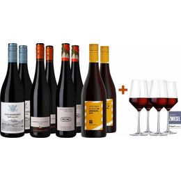 Wirwinzer Select Rotwein-Paket mit gratis Gläsern