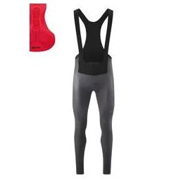 Fahrradhose Gonso "Sitivo Ti Bib M" Gr. XL, Normalgrößen, grau Herren Hosen Radhose, innovatives Sitzpolster, Träger-Radlerhose, Tight Fit