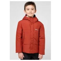 Fleecejacke Jack Wolfskin "SNOWBEAR JKT K" Gr. 140, rot (intense, rust) Kinder Jacken